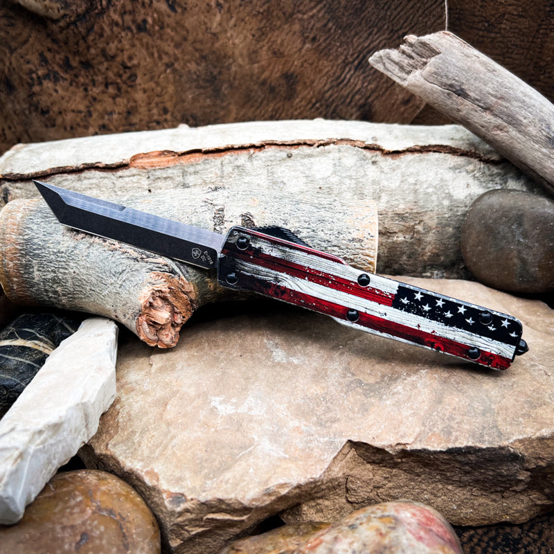 Templar Premium Weighted Slim Wood US Flag– Morris Crown